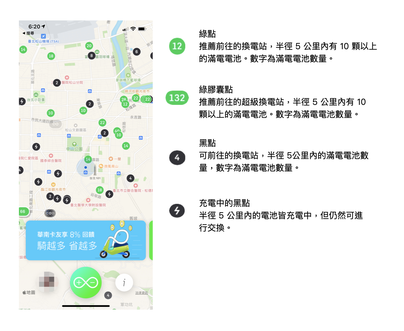 Gogoro 又換不到滿電電池！教你使用換電站地圖，換到滿電電池。 - 蘋果仁 - 果仁 iPhone/iOS/好物推薦科技媒體