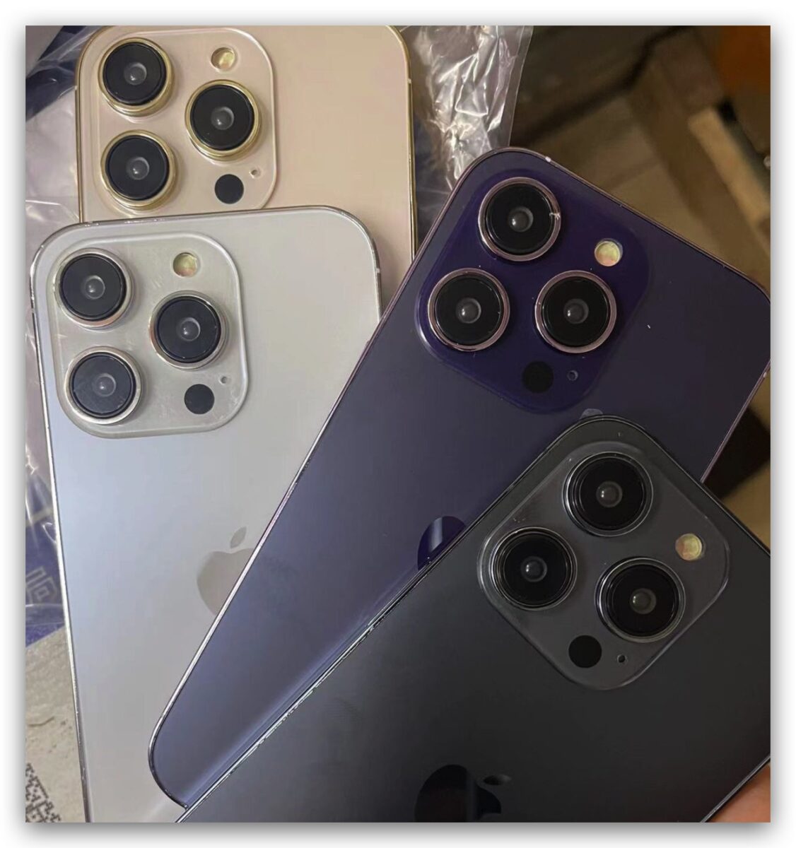 iPhone 14 Pro 全新紫色與藍色長這樣，另外 3 種顏色也曝光了 - 蘋果仁 - 果仁 iPhone/iOS/好物推薦科技媒體