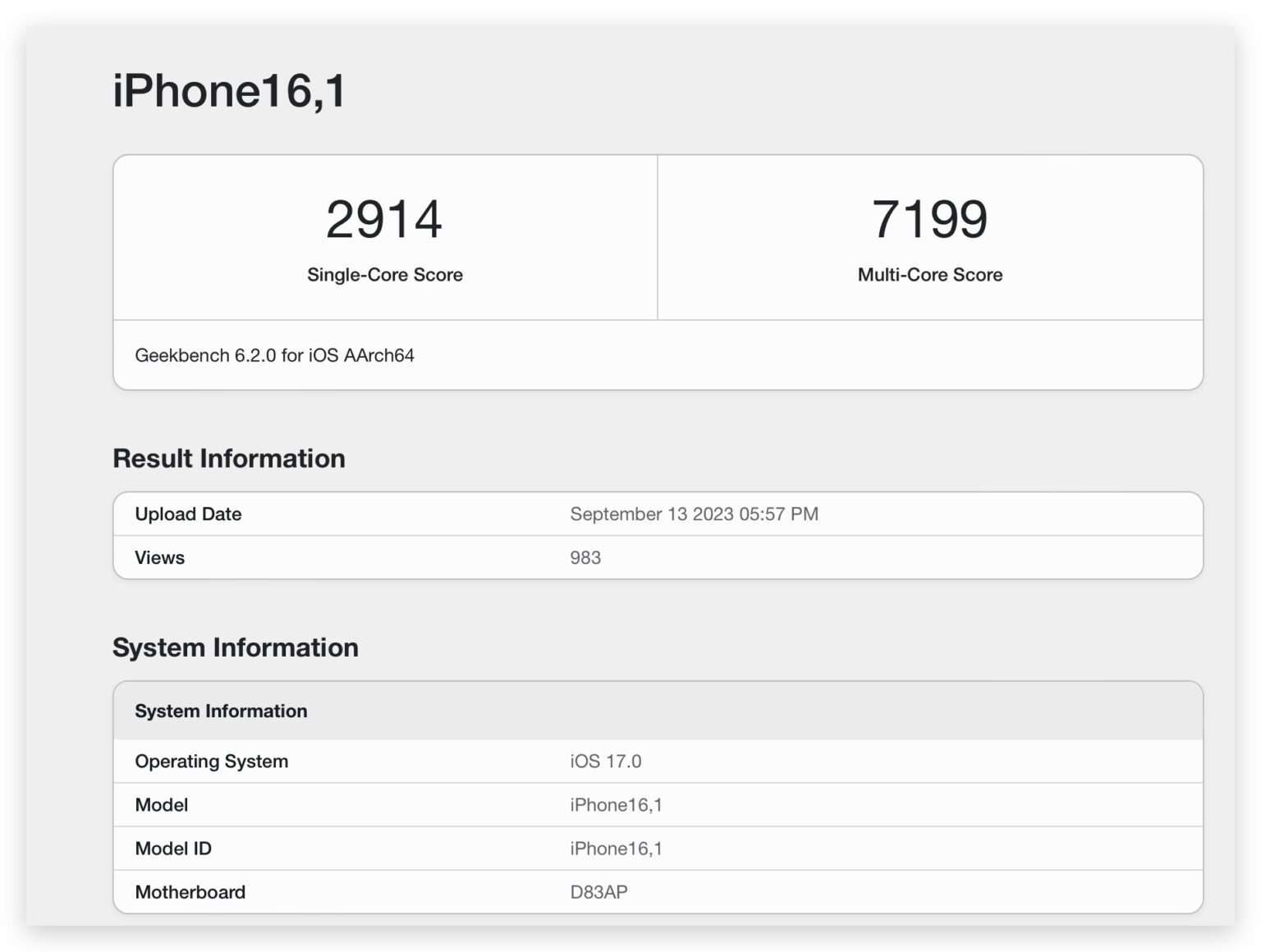 A17 Pro 晶片 CPU 跑分出爐！性能接近 M1、記憶體確認有 8GB - 蘋果仁 - 果仁 iPhone/iOS/好物推薦科技媒體